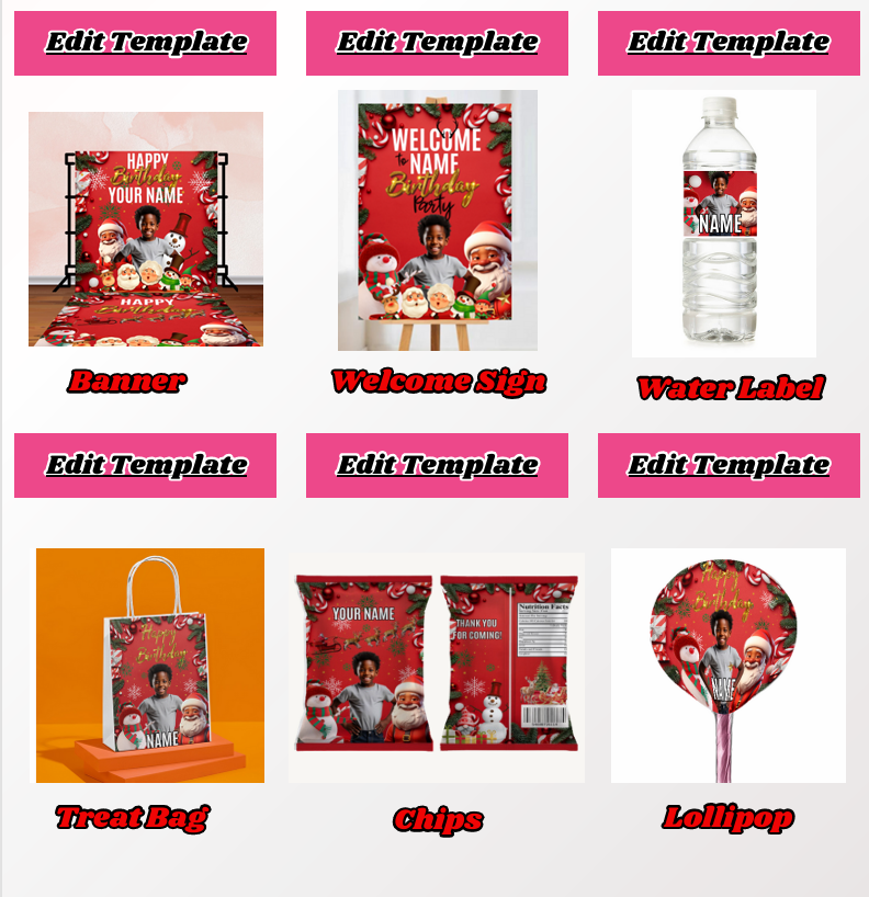 Christmas Party Digital Bundle – Kustum Dezines by Dee